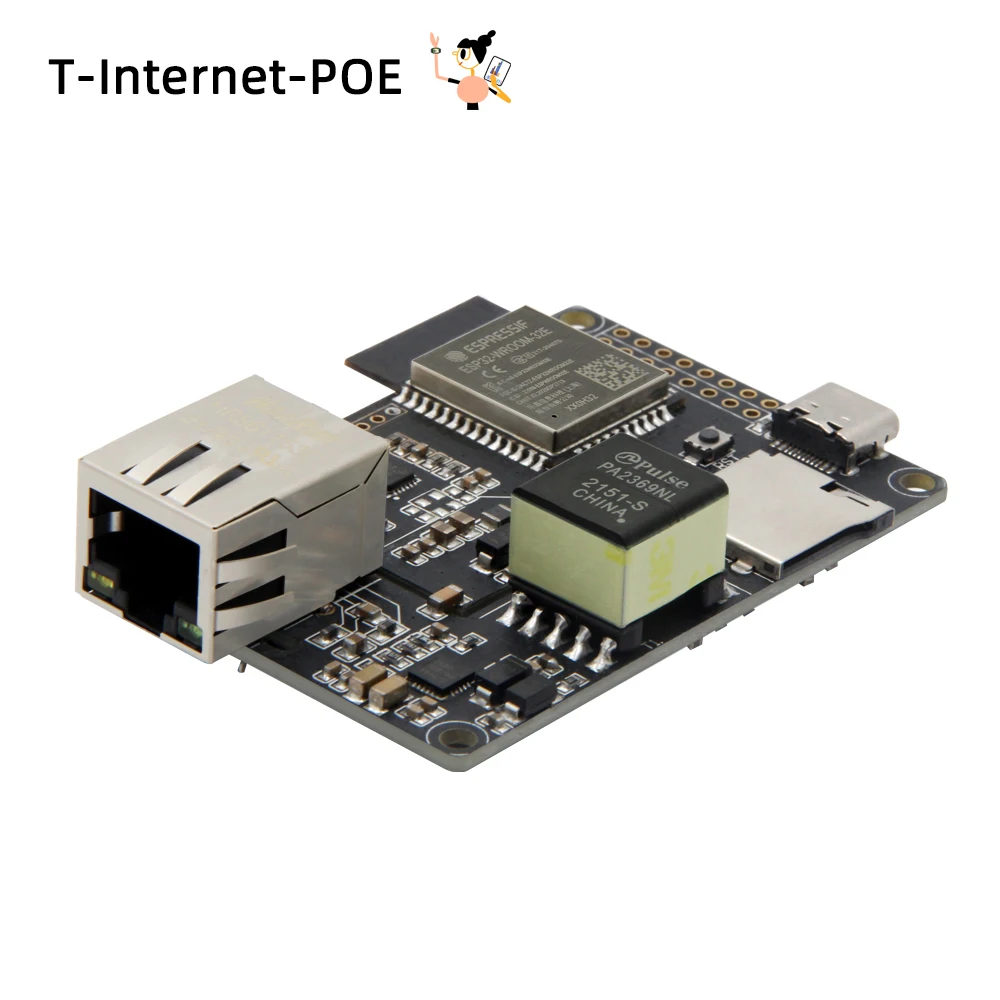 LILYGO-TTGO-T-Internet-POE-ESP32-Ethernet-Adapter-LAN8720A-Development ...