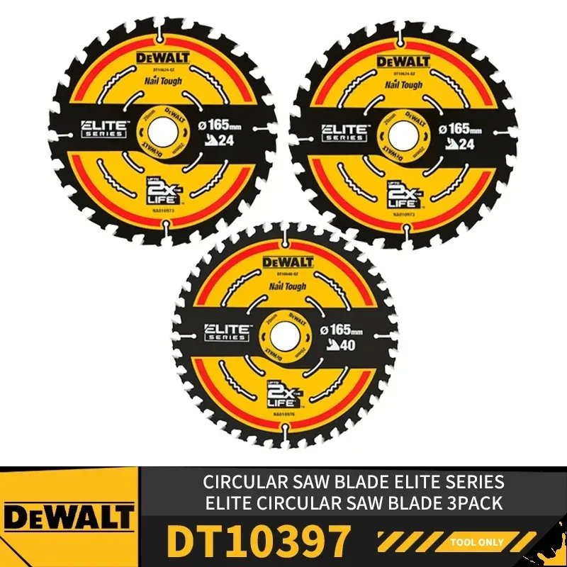 DEWALT-DT10397-165MM-CIRCULAR-SAW-BLADE-ELITE-SERIES-ELITE-Circular-Saw ...