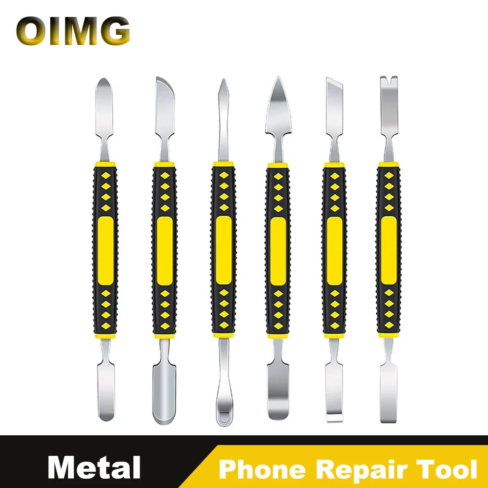 Metal-Crowbar-6pcs-Set-Screen-Disassemble-Pry-Bar-Anti-Slip-Silicone ...