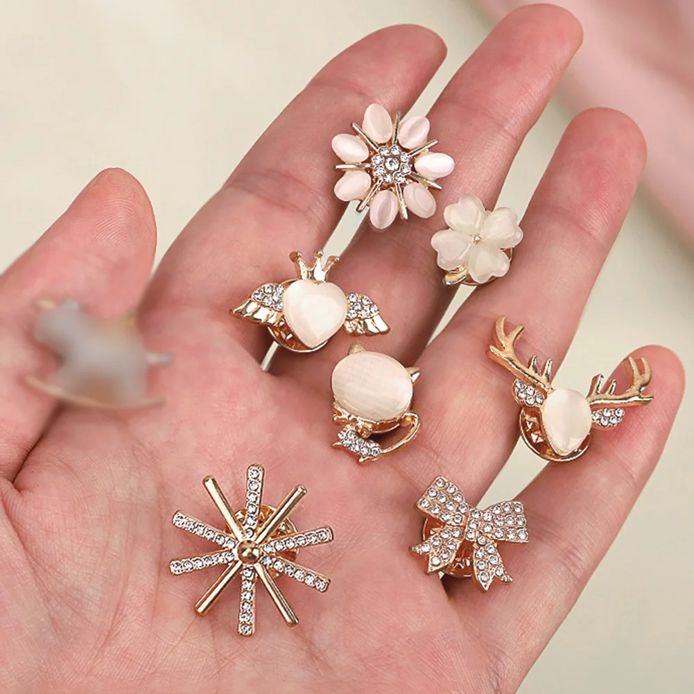 Removable-Artist-Antler-Bow-Brooch-Anti-Exposure-Women-Shirt-Brooch ...