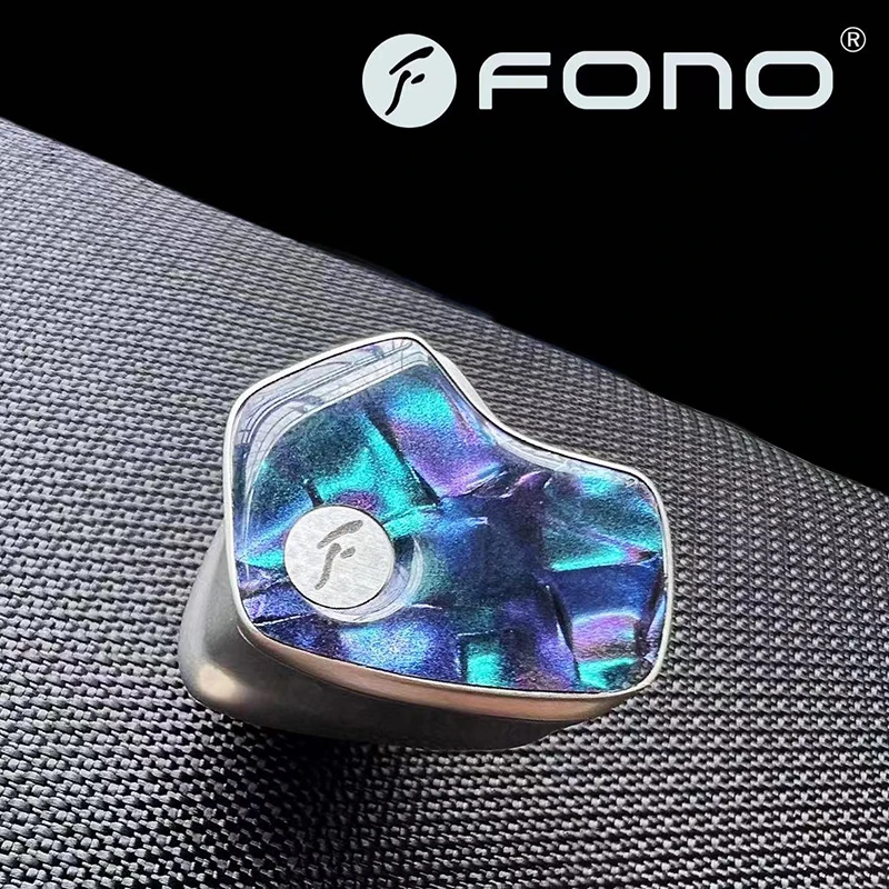 FONO Ref01 Flagship Ceramic Dynamic Driver HiFi Monitor In-ear Earphone with Detachable MMCX 4 ...