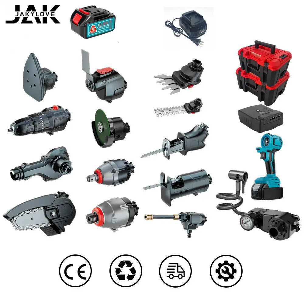 Brushless Multifunctional Tool Set Electric Screwdriver Electric Saw ...