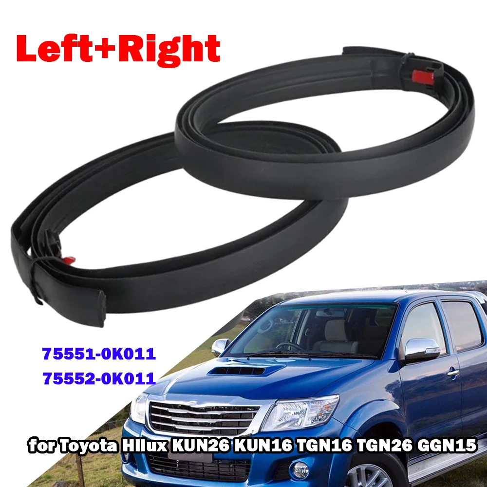 Car Roof Rubber Drip Side Finish Moulding Seal Strip Trim for Toyota ...