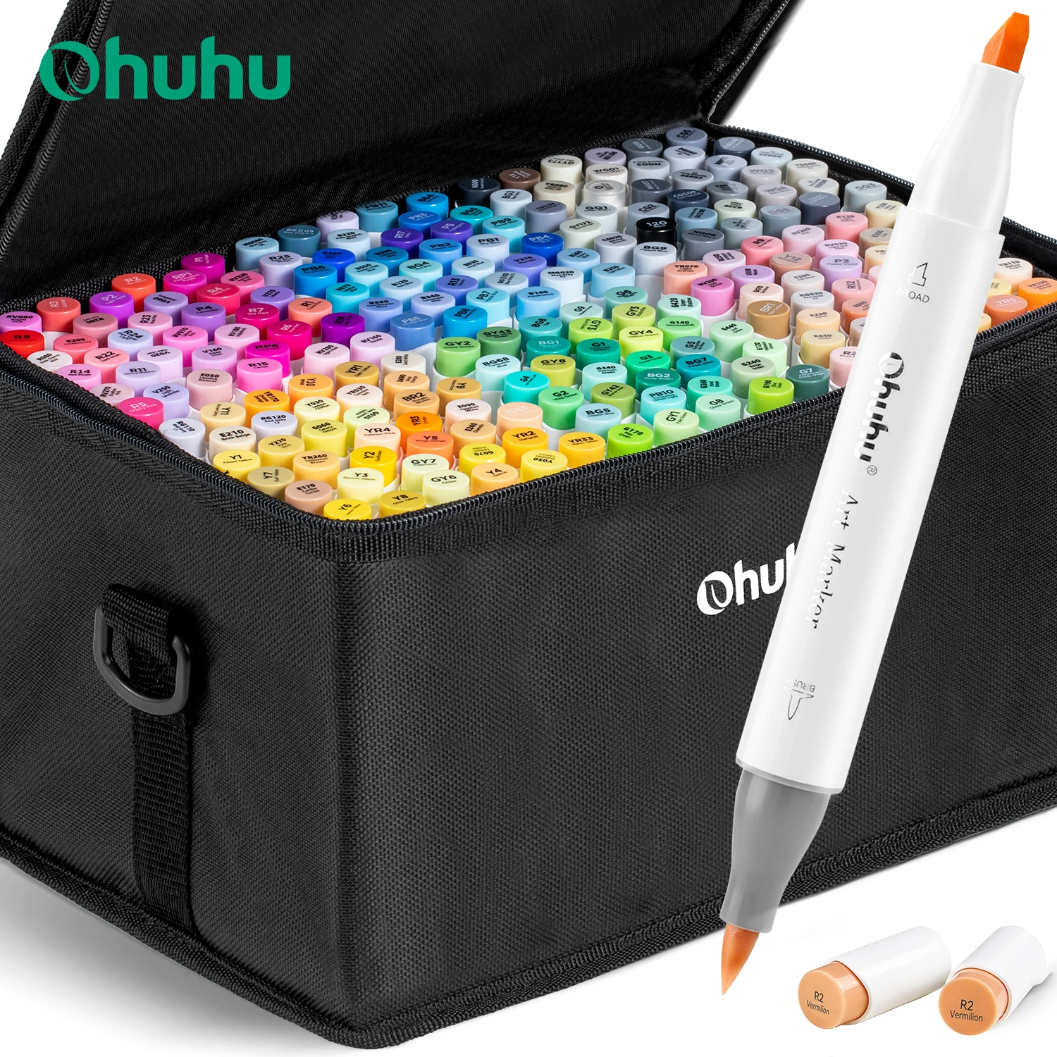 Ohuhu-honolulu-216-cores-marcador-caneta-conjunto-marcadores-de-arte ...