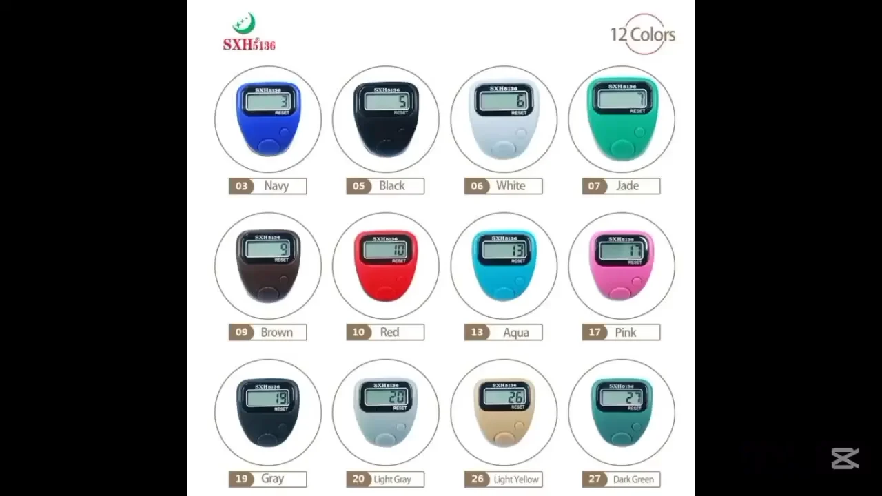 Madani Jubba House Presents Digital Tasbeeh with Adjustable Ring - 5 ...