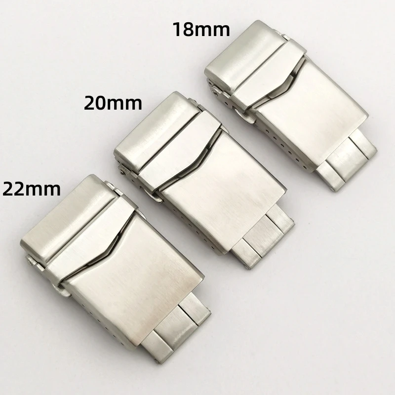 316L-Stainless-Steel-Watch-Band-Buckle-18mm-20mm-22mm-For-Seiko-Watch ...