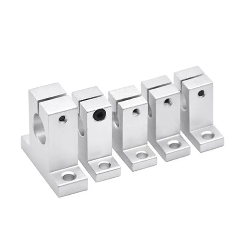 1pc Linear Optical Axis SK Vertical Support Aluminum Alloy Bearing ...