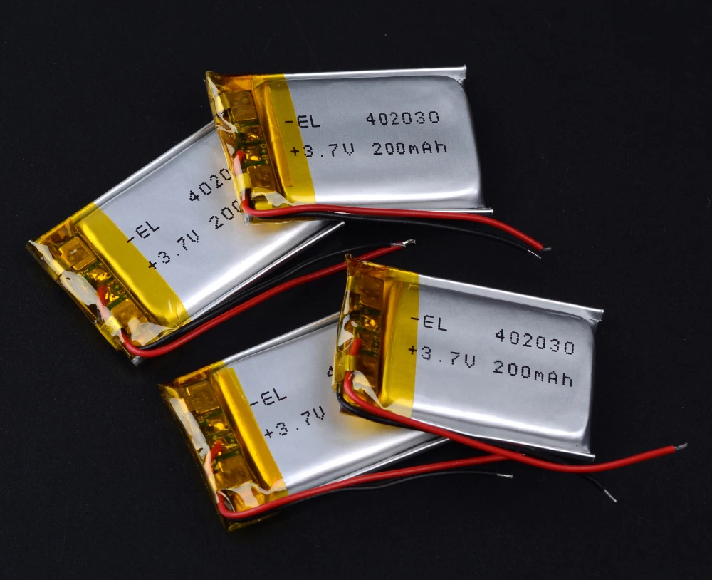 Easylander 3.7V 402030 200mAh перезаряжаемая литий-ионная батарея ...