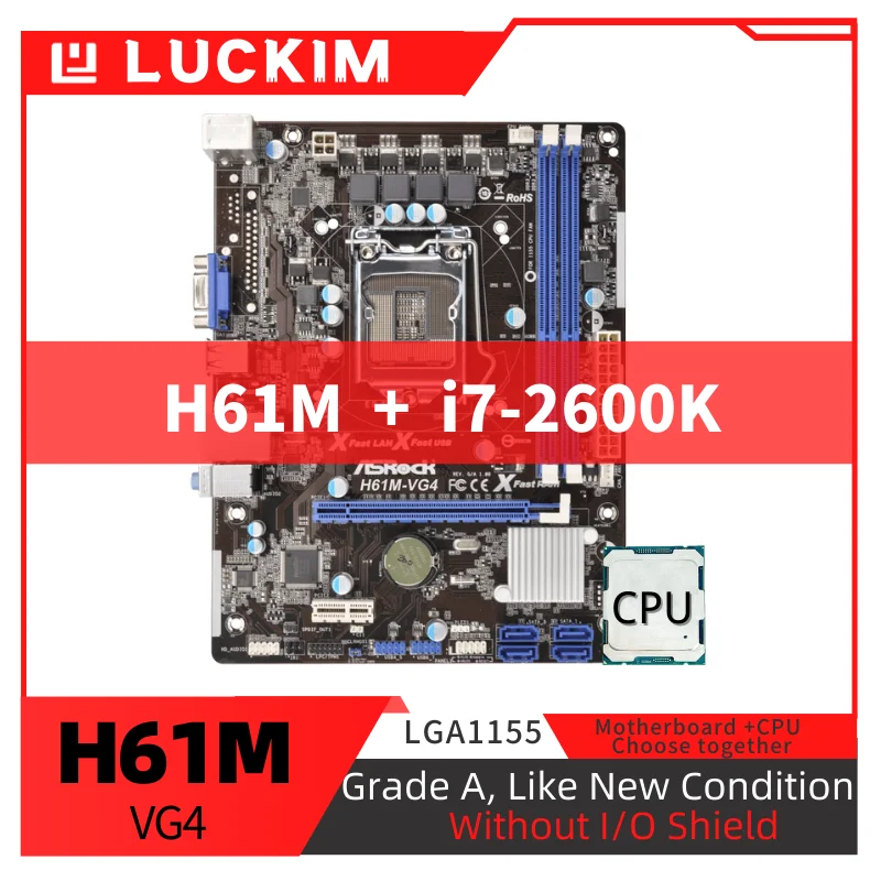 Refurbished-H61M-VG4-Motherboard-LGA1155-i7-2600K-Set-Kit-with ...