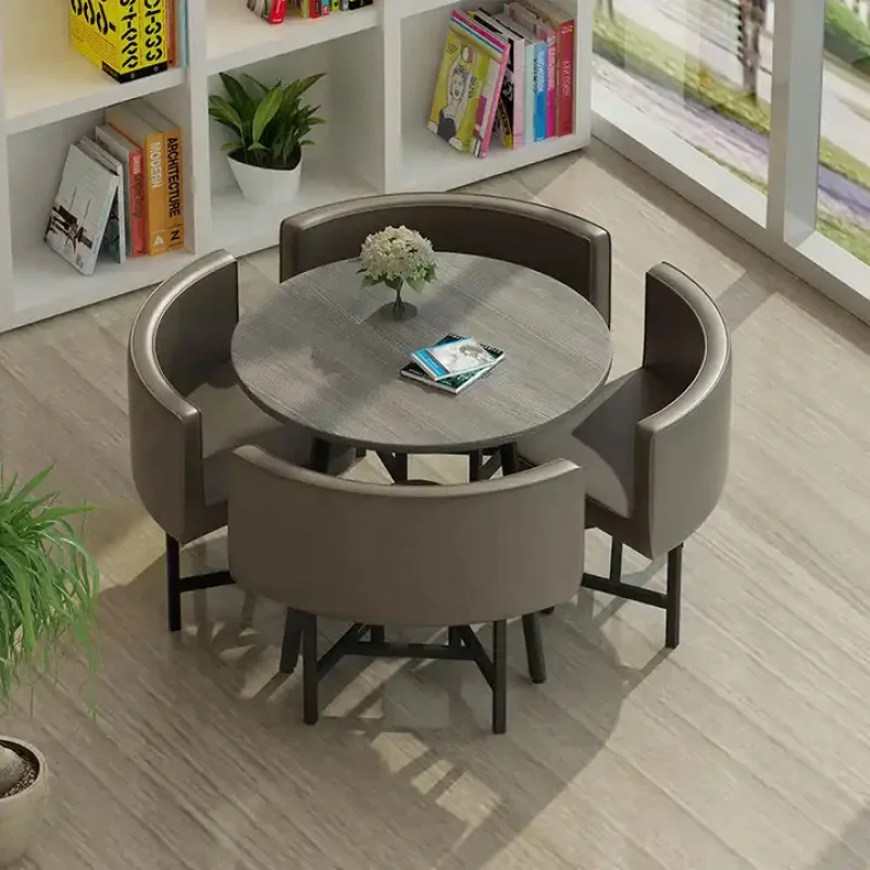 custom，Fast food restaurant furniture luxury round dining table and ...