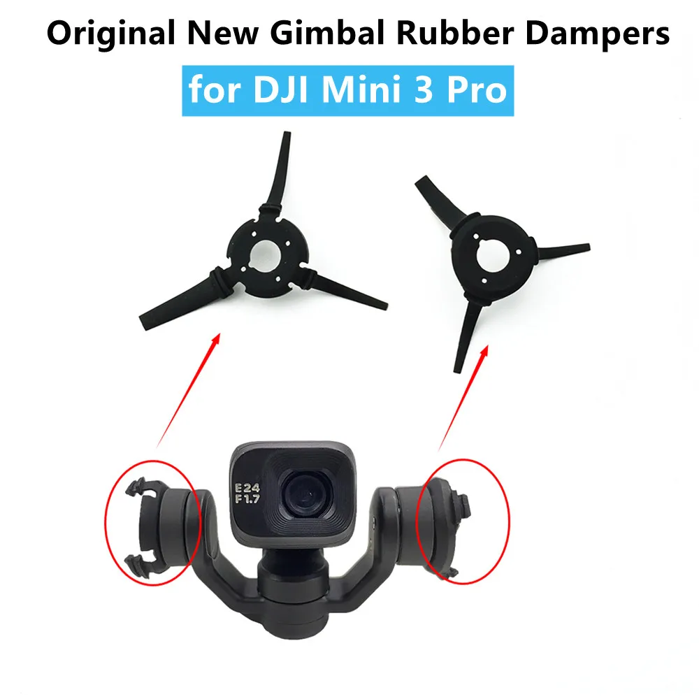 1 Pair Original Gimbal Side Rubber Dampers for DJI Mini 3 Pro Drone ...