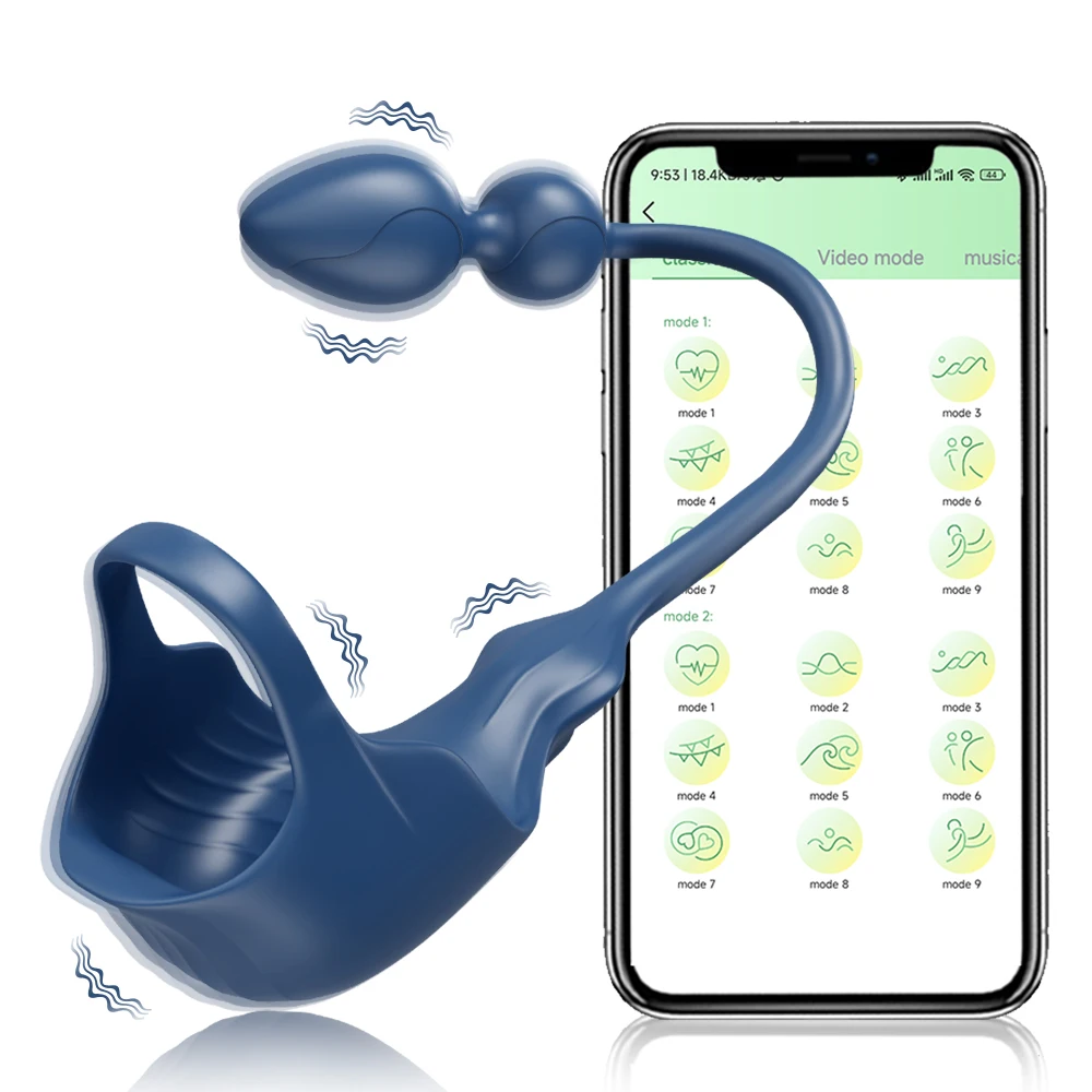 Anf-nger-vibrierende-Anal-Plug-M-nner-Prostata-Massage-ger-t-App-Anal ...
