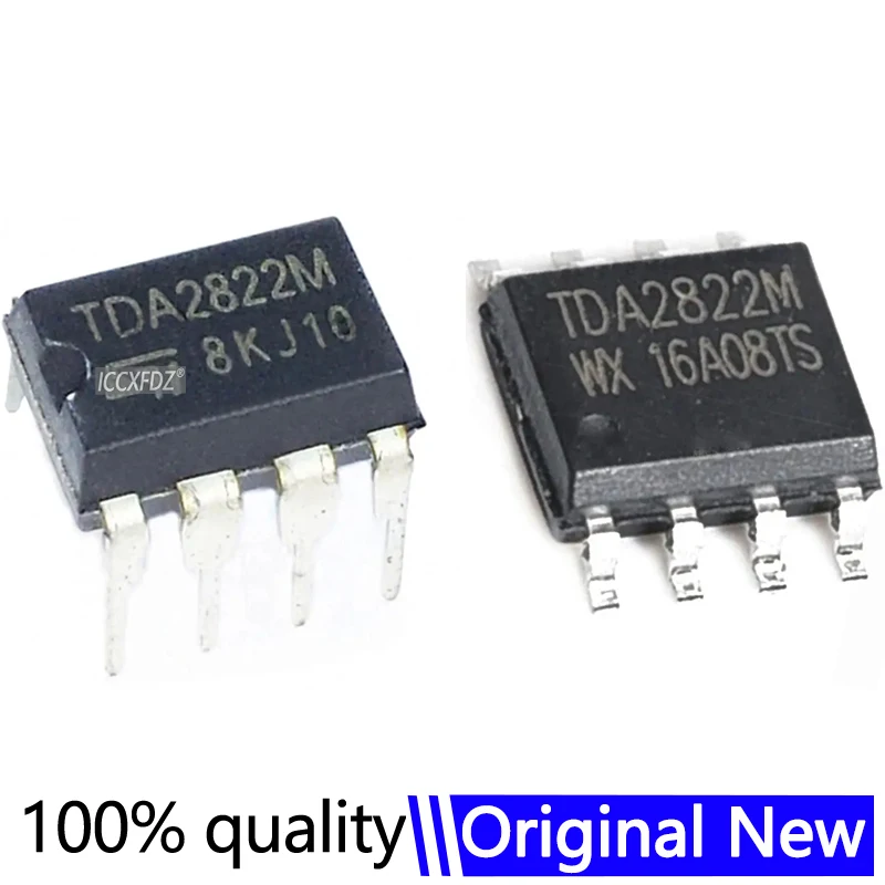 10Pcs/Lot TDA2822M DIP8 SOP8 TDA2822 SOP DIP 2822M DIP 8 SOP 8 DUAL LOW VOLTAGE POWER AMPLIFIER ...