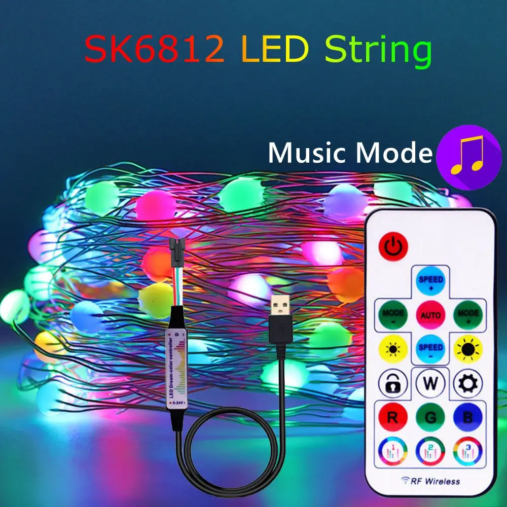 SK6812-LED-String-for-Bedroom-Party-WS2812B-RGB-Led-Light-Full-Color ...