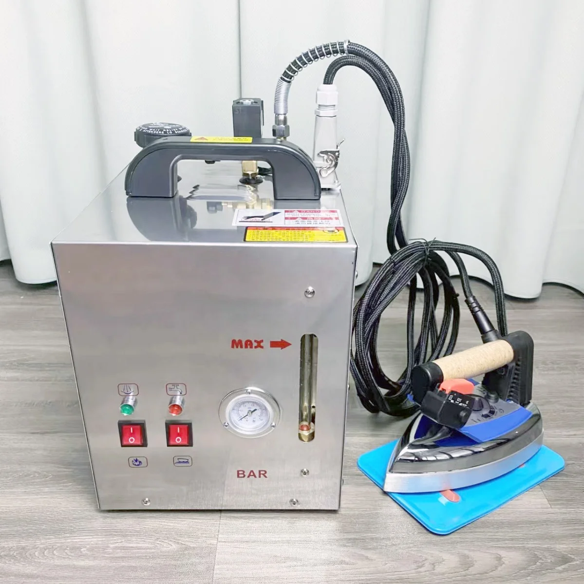 Stainless steel industrial steam iron with boiler - AliExpress 1420