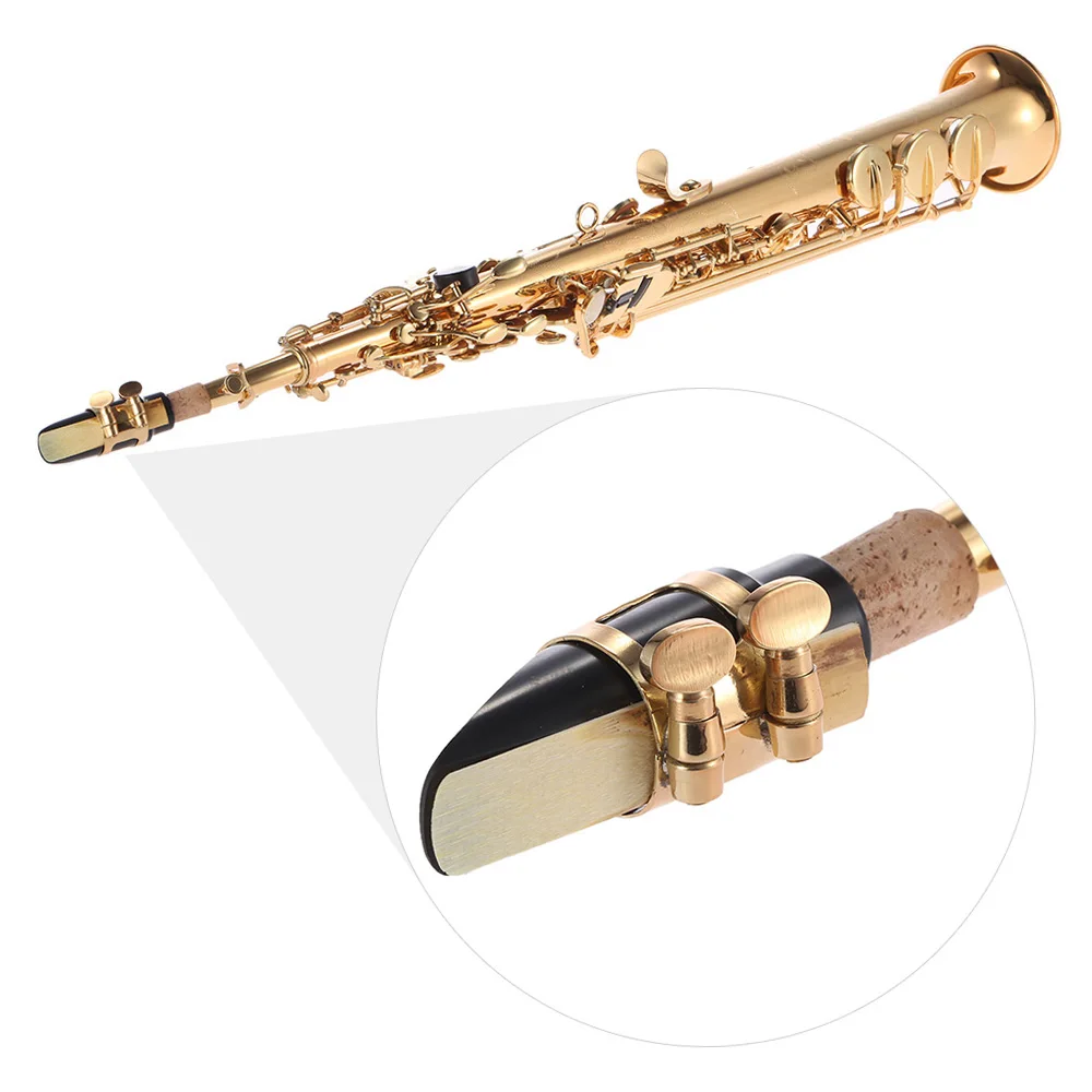 Brass Straight Soprano Sax Saxophone Bb B Flat Woodwind Instrument ...