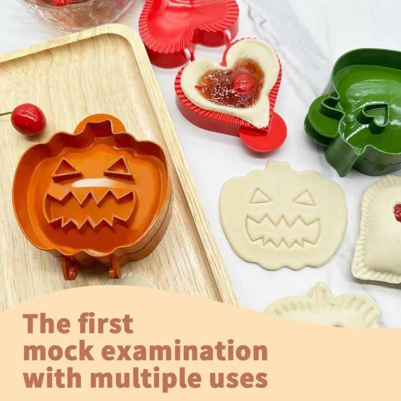 Plastic-Mini-Pie-Maker-Pumpkin-Hearted-Apple-Shaped-Pocket-Pie-Mold ...