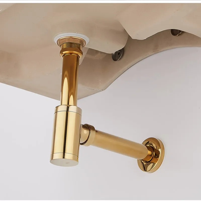 Bathroom-Basin-Bottle-Trap-Drain-Gold-Modern-Sink-Pop-Up-Filter-Fixture ...