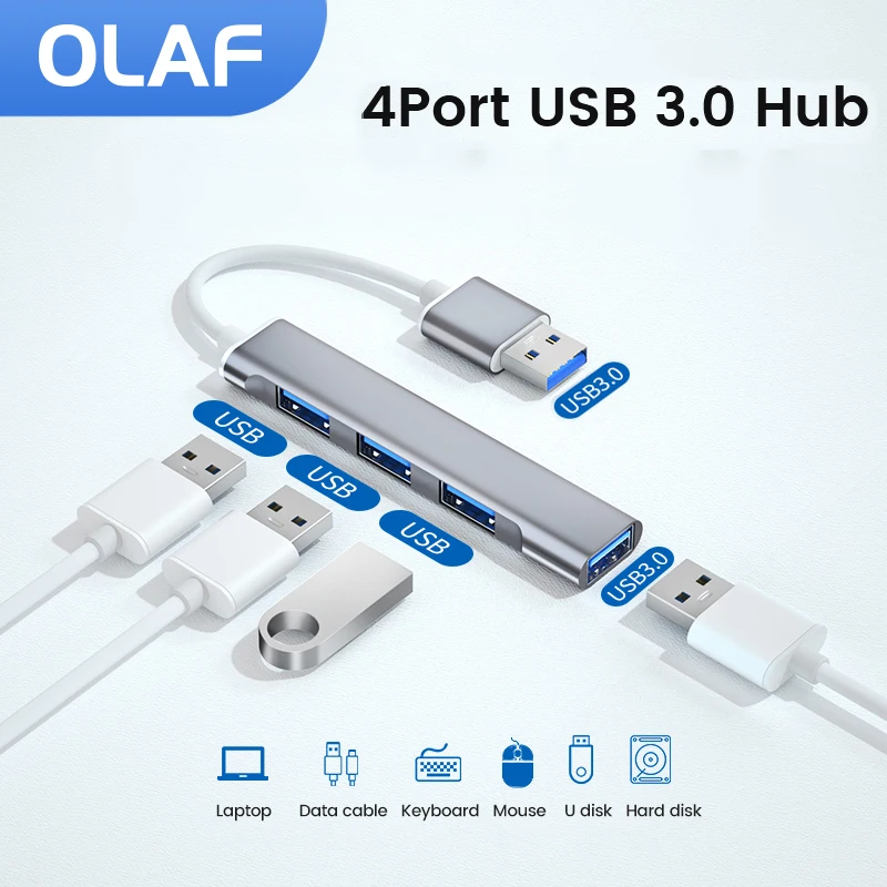 OLAF Type-c Extender Hub USB 3.0 Hub Docking Station USB C Cable 4 in 1 ...