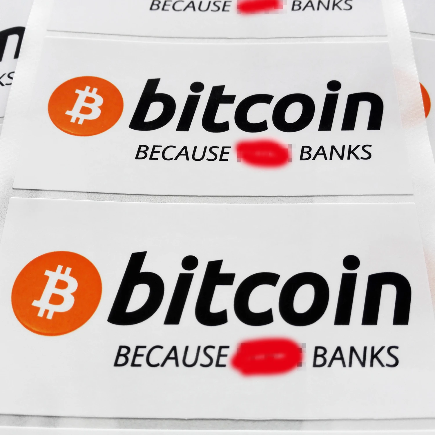 1000pcs-8x4cm-Bitcoin-Because-Love-Banks-Self-adhesive-Cryptocurrency ...