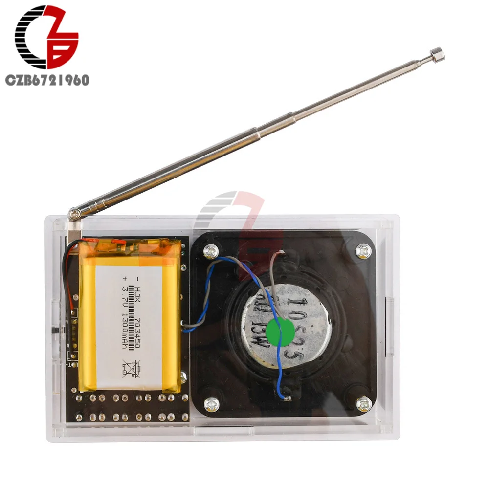 FM-Radio-Receiver-Module-DIY-Electronic-Kit-76-108MHz-Radio-Speaker-Kit ...