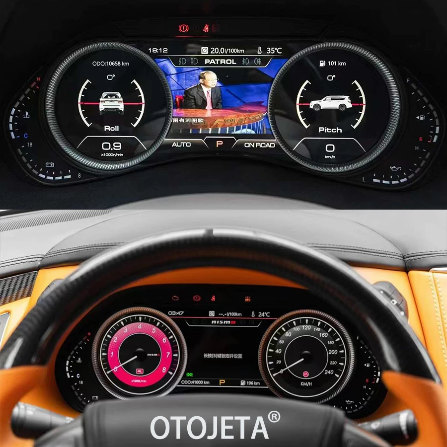 For Nissan Patrol Y62 Armada Infiniti QX56 QX80 2010-2021 Speedometer ...