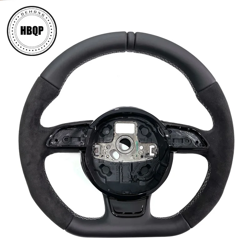 Para-Audi-A3-A4-A5-Q3-Q5-Q7-volante-completo-flip-flop-volante-de-fondo ...