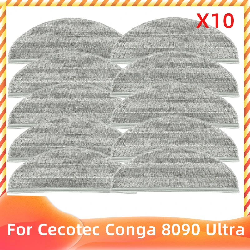 Spare Mop Cloth Wipe Rag For Cecotec Conga 8090 Ultra Robot Vacuum ...
