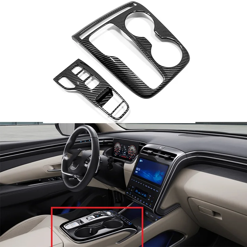 Interior Accessories Console Gear Shift Panel Trim Cover Frame Decor ...