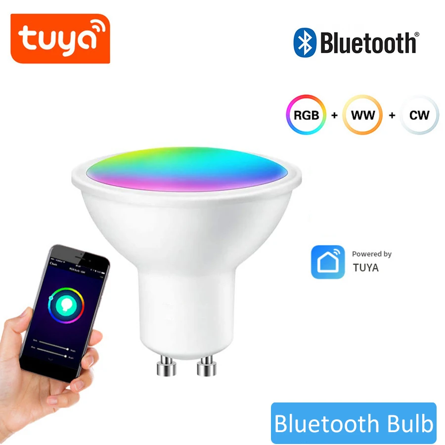 Tuya-Smart-LED-Lights-Bulb-GU10-RGB-CW-WiFi-Spotlight-Dimmable-Colorful ...
