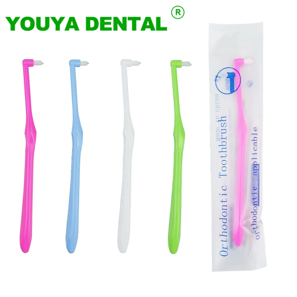 10pcs Orthodontic Toothbrush Tufted Brush End Tuft Tapered Toothbrush ...