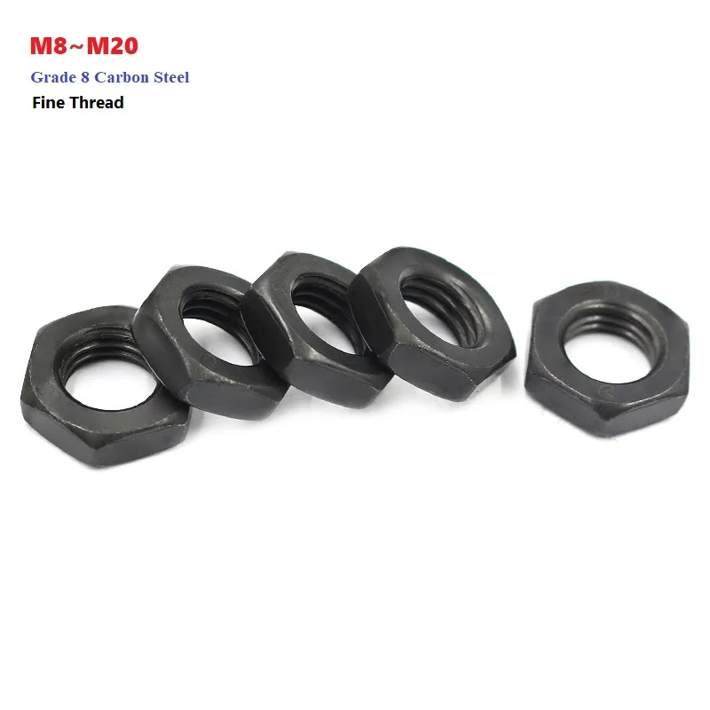 M8 M10 M12 M14 M16 M18 M20 Fine Pitch 1.0/1.25/1.5MM Hexagonal Nut ...