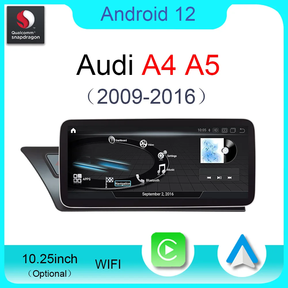 Radio-con-GPS-para-coche-reproductor-Multimedia-con-Android-12-Qualcomm ...