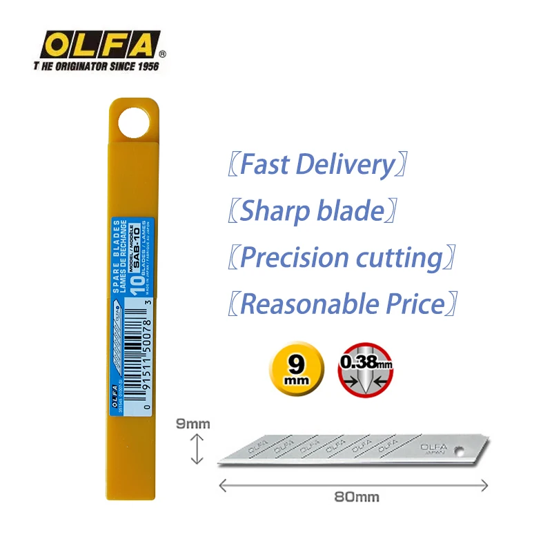 OLFA-Japan-imported-cutter-30-degree-angle-9mm-utility-knife-blade-0-38mm-thick-SAB-10.jpg