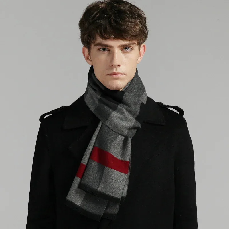 2024-Luxury-Men-Pashmina-Scarf-for-Men-Winter-Wool-Neckwarmer-Scarves ...