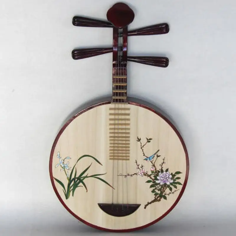 Yueqin-Instrumento-desplumado-de-cuatro-cuerdas-con-caja-de-sonido-en ...
