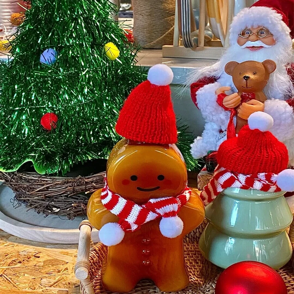 Christmas Gingerbread Man Juice Bottle | 10pcs Gingerbread Man Bottle ...