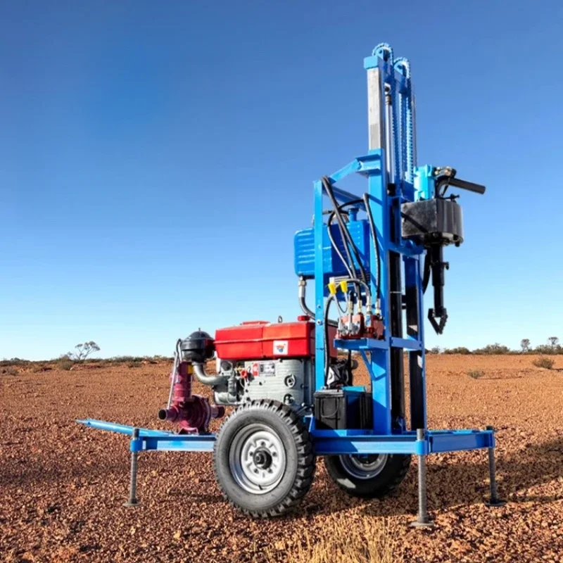 Deep Core Drilling Rig Water Well Borehole Machine 300m Diesel Powered ...
