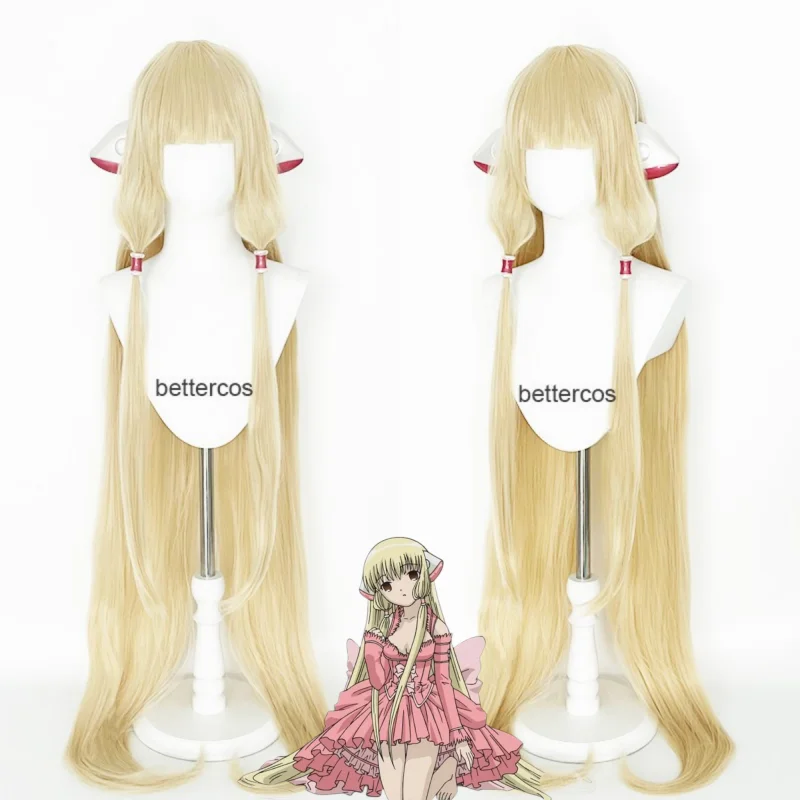 Pelucas de Cosplay de 51 pulgadas y 130cm de largo, pelo con orejas ...