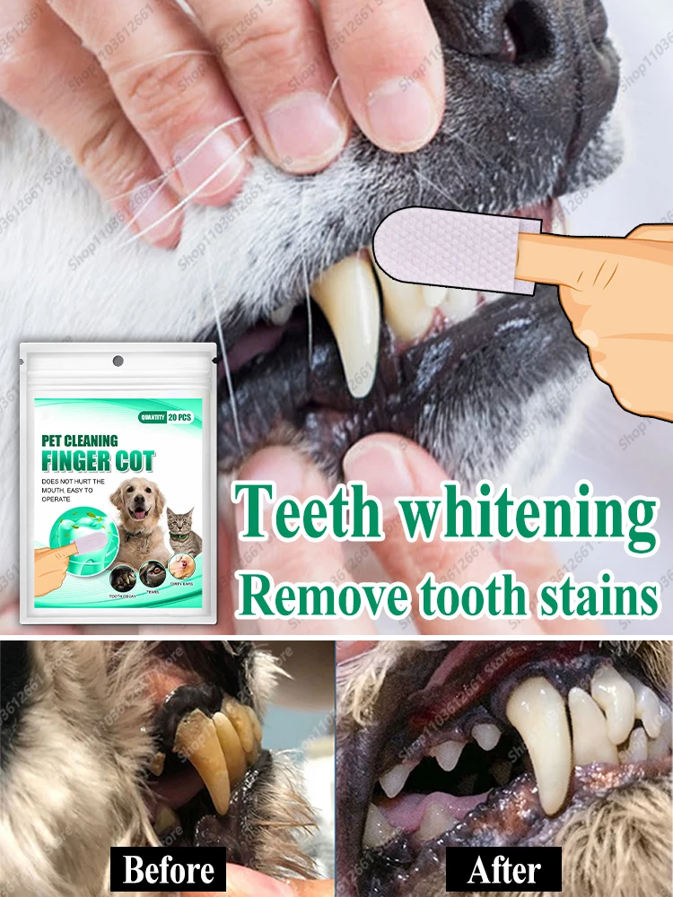 Pet-Tooth-Cleaning-Finger-Cot-20-Pcs-Pet-Teeth-Whitening-Dogs-Cats ...