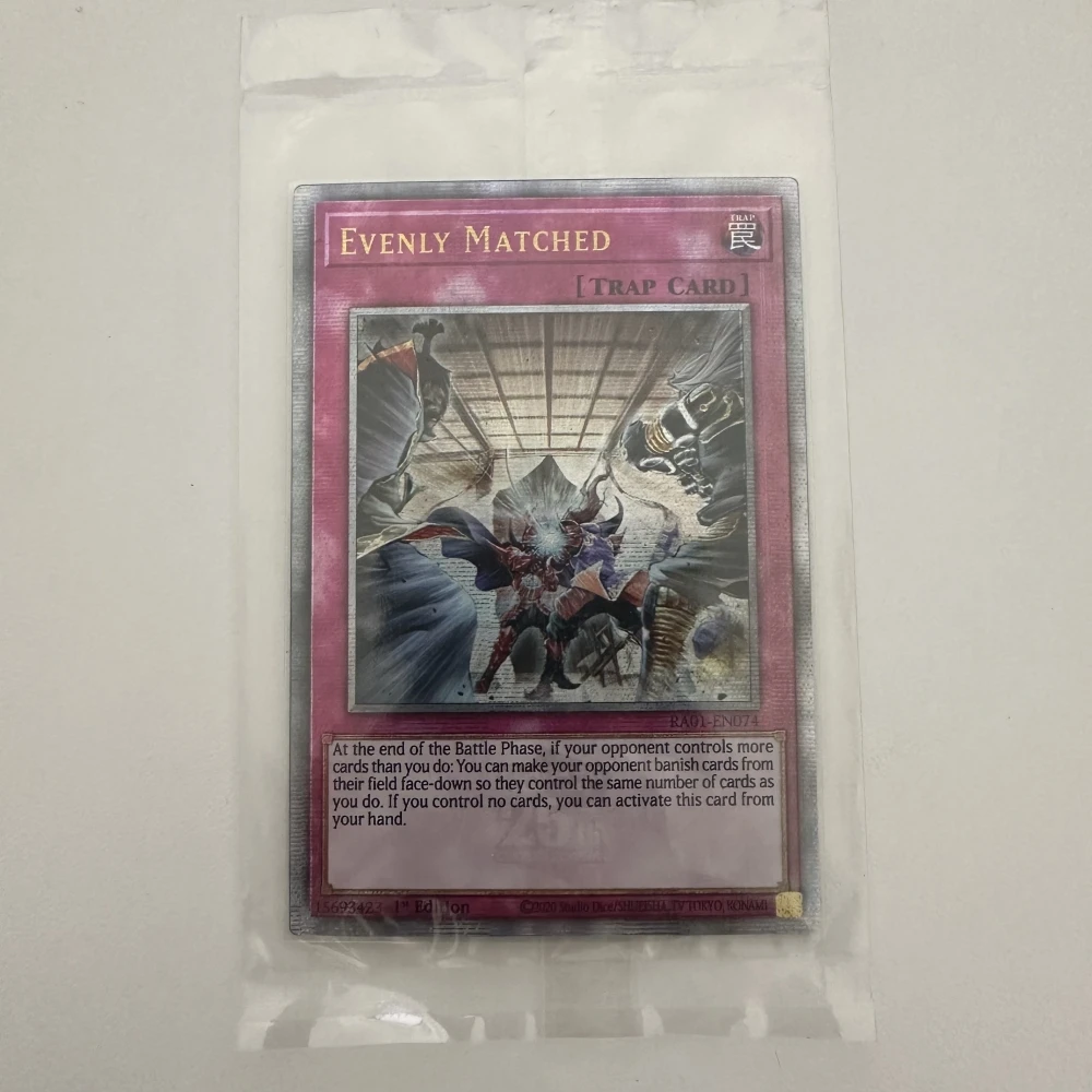 Yu-Gi-Oh-25TH-RA01-EN074-Evenly-Matched-Children-s-anime-cartoon-game ...