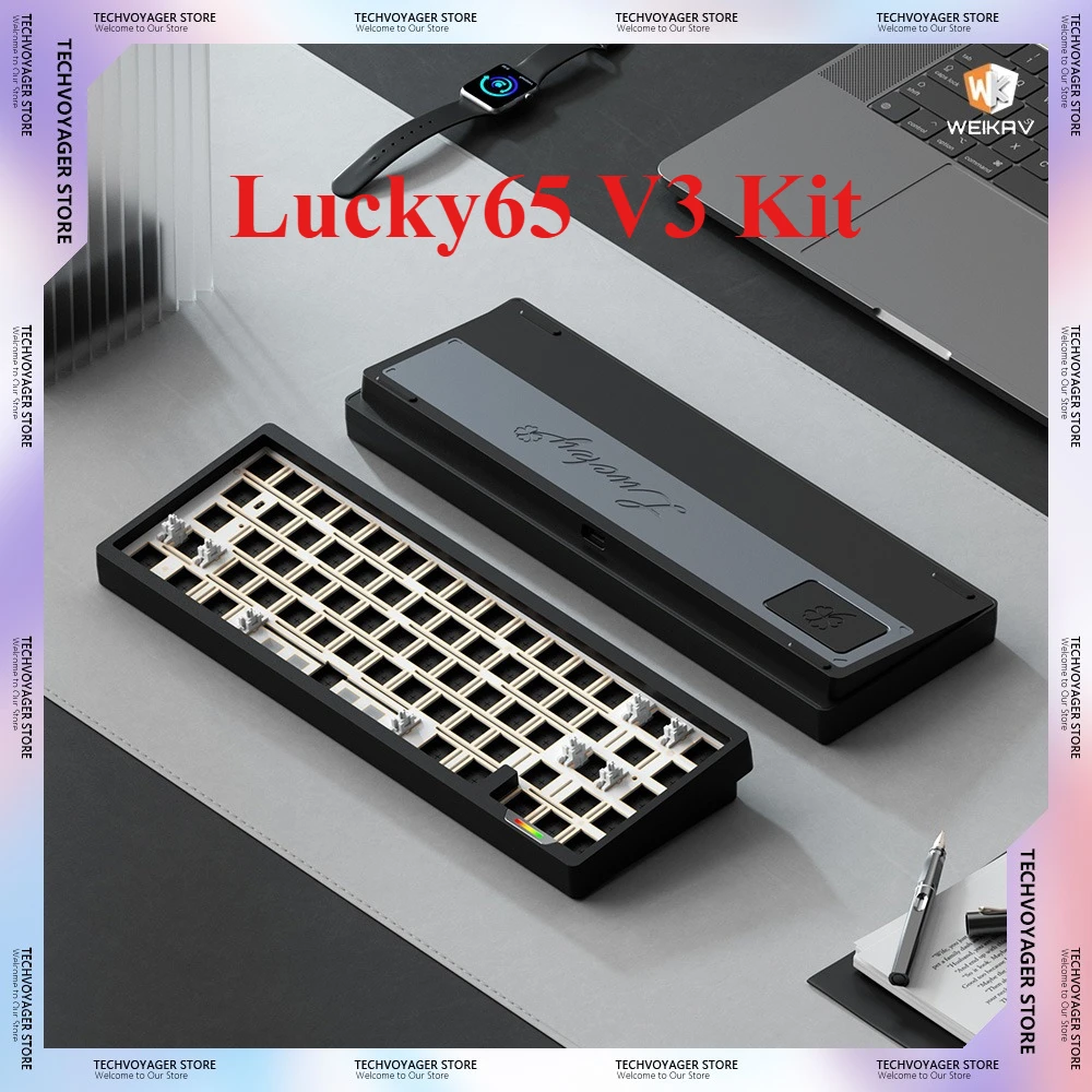 Weikav Lucky65 V3 Mechanical Keyboard Kits Aluminium Alloy Custom ...