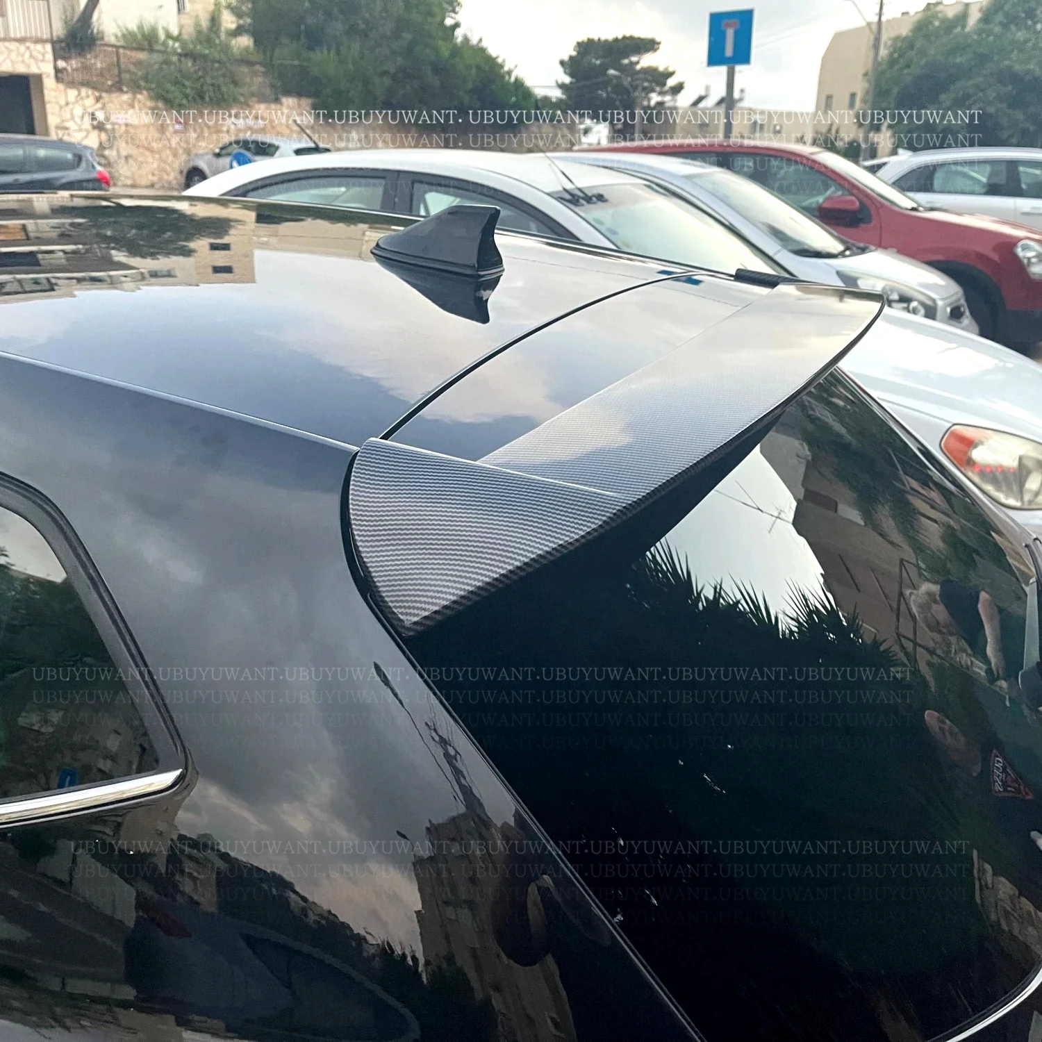 For Seat Ibiza 5dr Mk5 6f Rear Lip Boot Trunk Roof Spoiler 2017-2021 ...