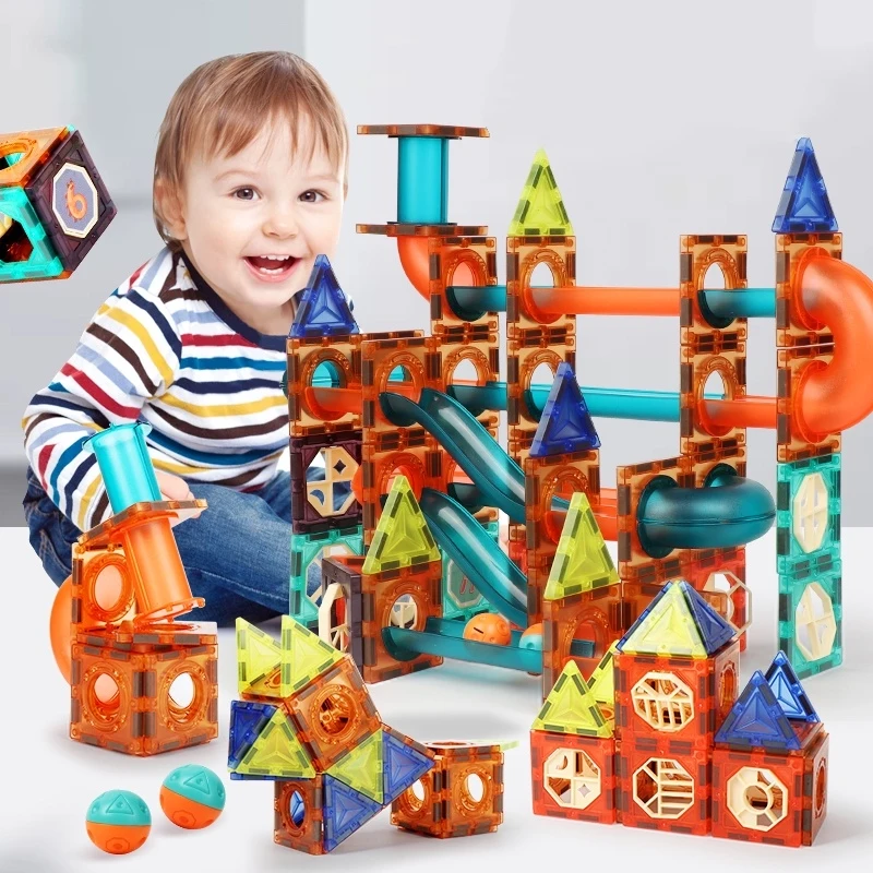 Ball Light Magnetic Building Blocks for Kid 3D Building Toy Blocks ...
