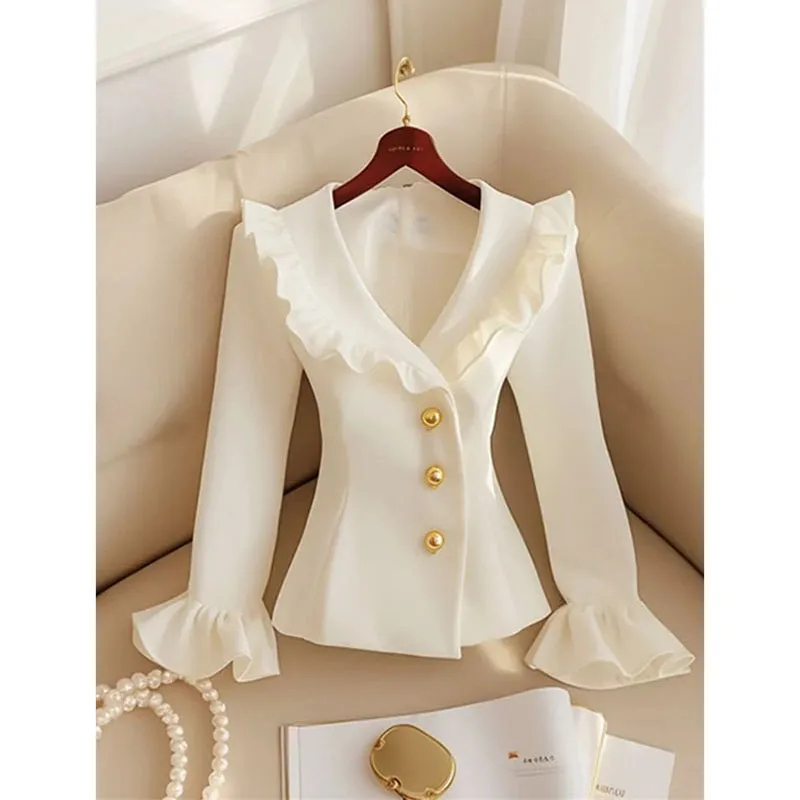 Spring And Autumn 2025 New Jacket Ladies' Blouses Are Unique And Super ...