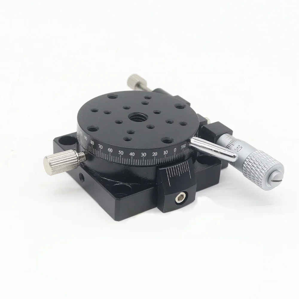 R-Axis-40mm-Manual-Rotating-Platform-Sliding-Table-High-Precision-360 ...