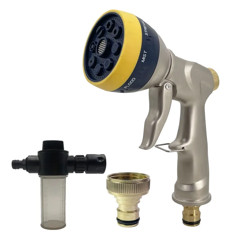 High-Pressure-Water-Spray-Gun-Garden-Water-Sprinkler-Adjustable-Water ...