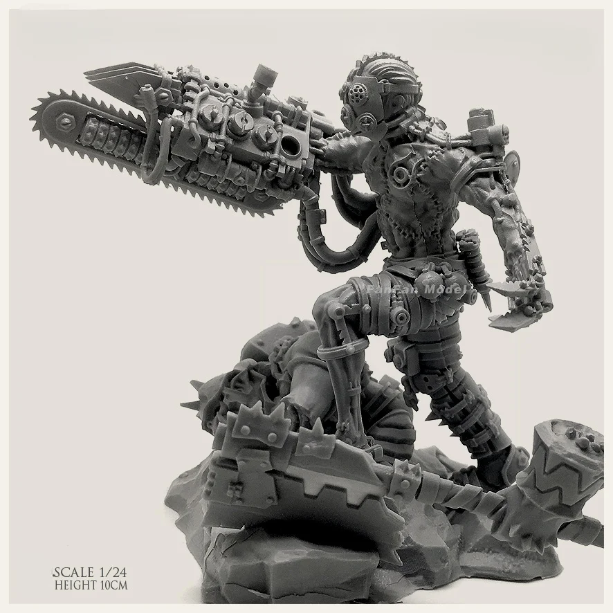 1-24-Scale-Die-Cast-Resin-Figure-Model-Assembly-Kit-Chainsaw-Magic-Man ...