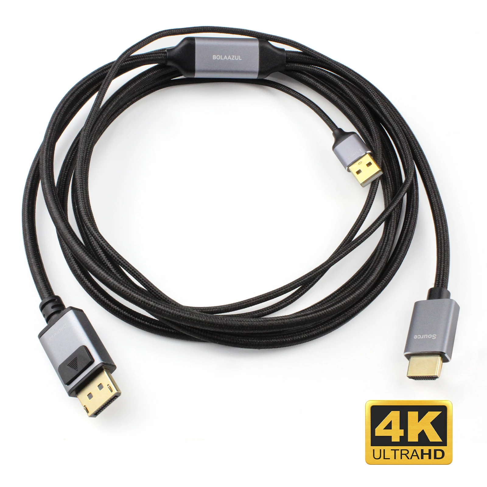 Hdmi Para Displayport 4k 60hz Adaptador De Cabo Para Ps5 Ps4 Pro Ps4 ...