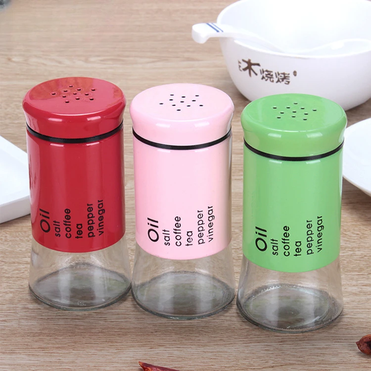Kitchen-Glass-Condiment-Bottle-Salt-Glass-Jar-Condiment-Bottle-with ...